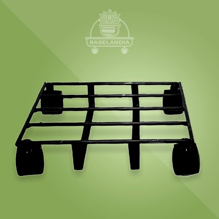 Bases para Macetas de Acero Resistentes y Elegantes. Baselandia