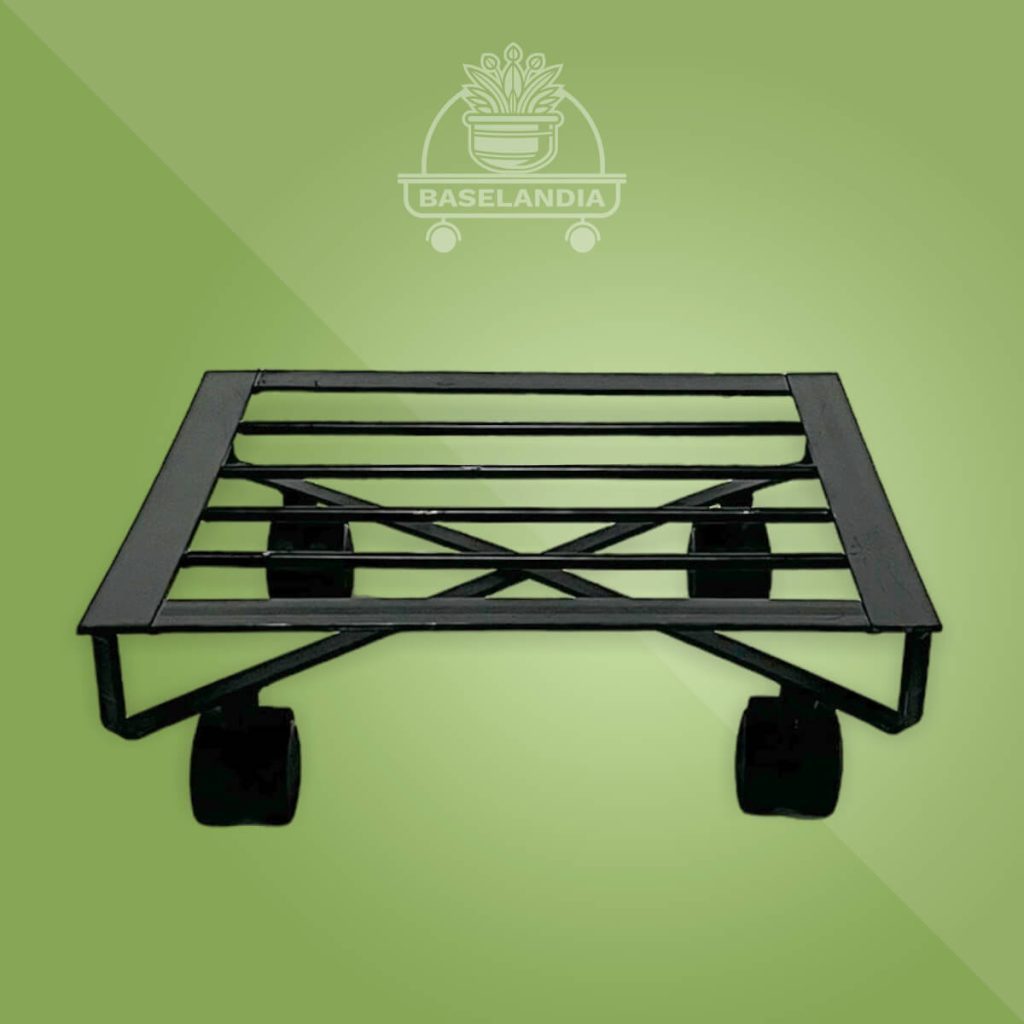 Bases para Macetas de Acero Resistentes y Elegantes. Baselandia